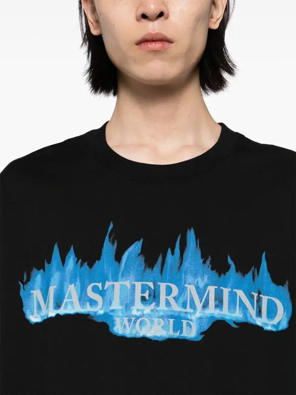 MASTERMIND WORLD Logo-print T-shirt - Black