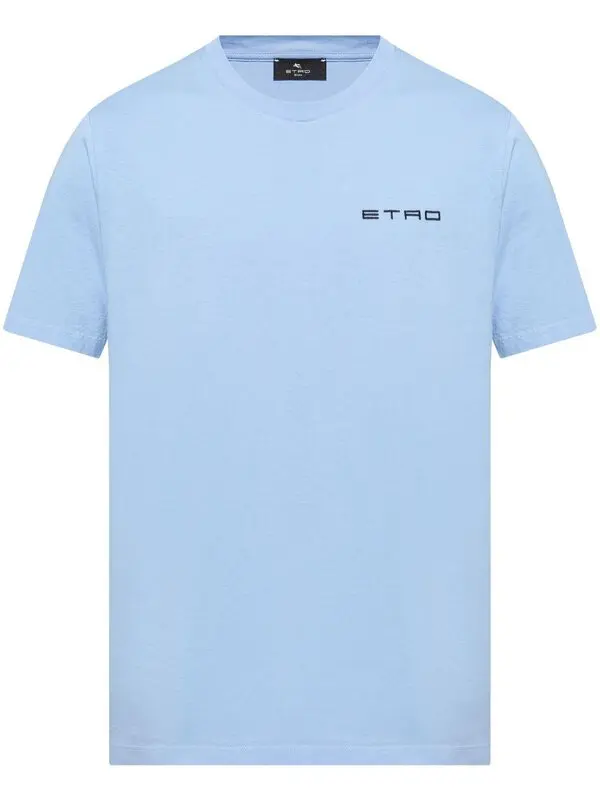 Etro Logo-embroidered T-shirt