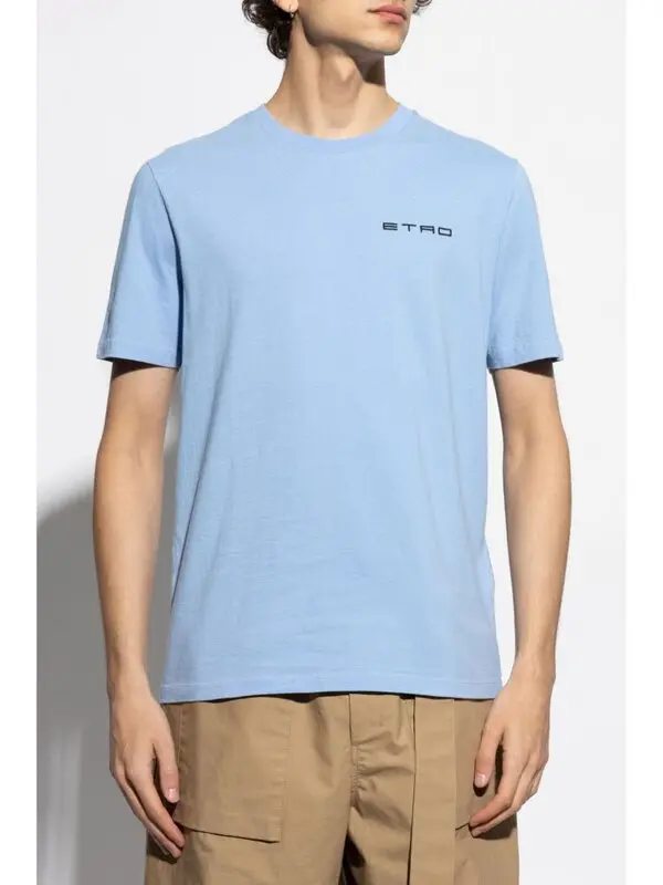 Etro Logo-embroidered T-shirt