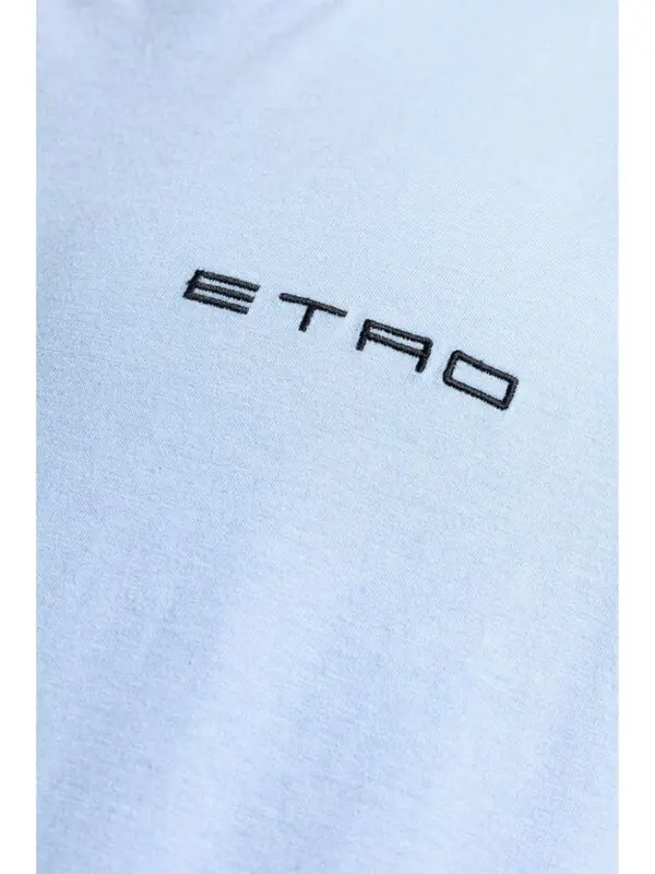 Etro Logo-embroidered T-shirt