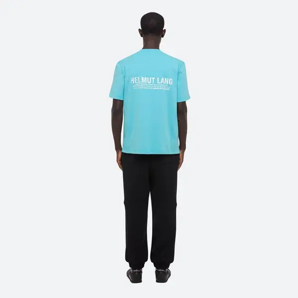 Helmut Lang Postcard Tee: Brooklyn - Teal