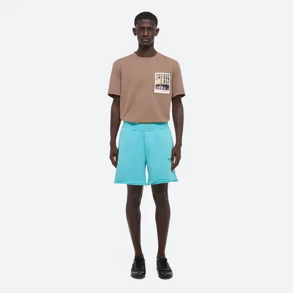 Helmut Lang Postcard Shorts - Teal