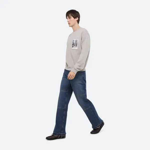Helmut Lang Dumbo Postcard Crewneck - Grey