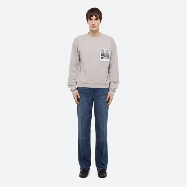 Helmut Lang Dumbo Postcard Crewneck - Grey