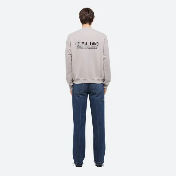 Helmut Lang Dumbo Postcard Crewneck - Grey