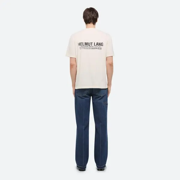 Helmut Lang Postcard Tee - Antique White
