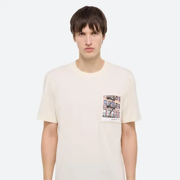 Helmut Lang Postcard Tee - Antique White