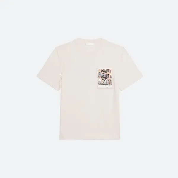 Helmut Lang Postcard Tee - Antique White