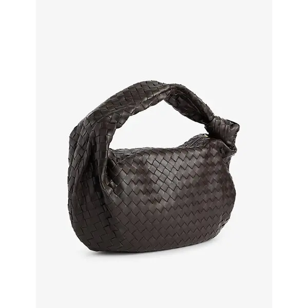 Bottega Veneta Jodie Medium Intrecciato Leather Shoulder Bag - Fondant