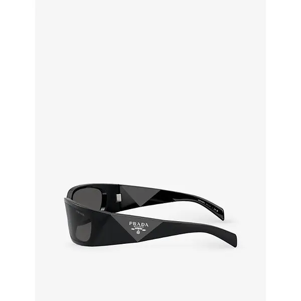 Prada Pr A14s Butterfly-frame Sunglasses - Black