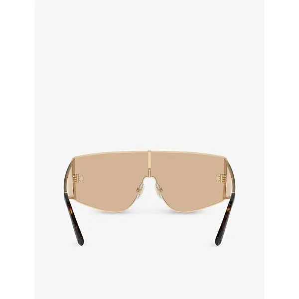 Dolce & Gabbana Dg2305 Rectangle-frame Sunglasses - Gold