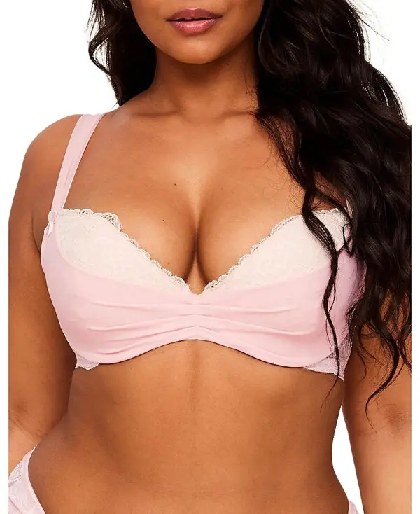 ADORE ME Clairabella Plus-size Contour Demi Bra - White