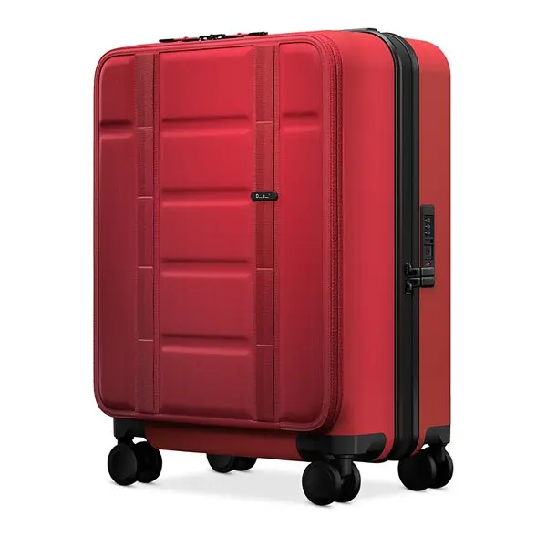 DB JOURNEY Ramverk Front Access Carry On Luggage - Red