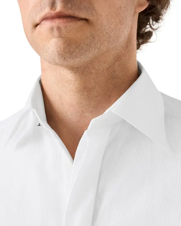 Eton Slim Fit Plisse Bib Formal Shirt