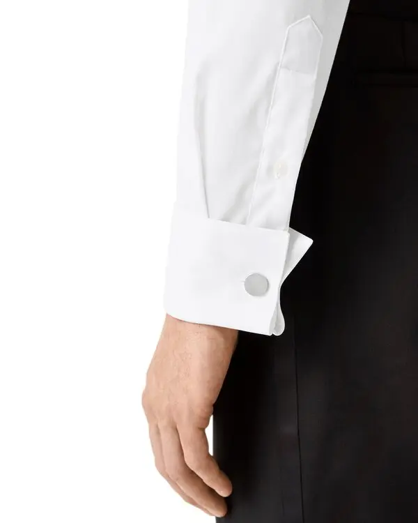 Eton Slim Fit Plisse Bib Formal Shirt