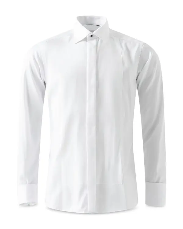 Eton Slim Fit Plisse Bib Formal Shirt