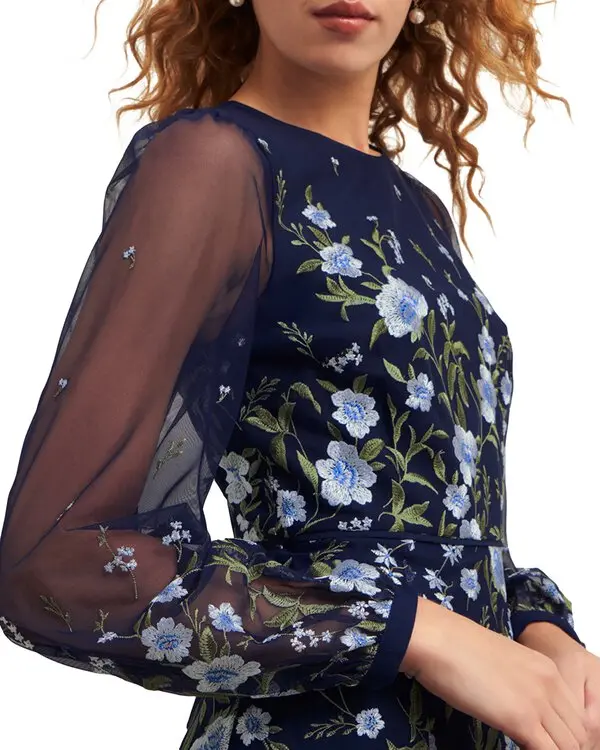 sachin and babi light blue dress Buy Blue Chanderi Embroidery, Applique Round Neck Faye Dress For Women by  Khamaj India Online at Aza Fashions main image 0