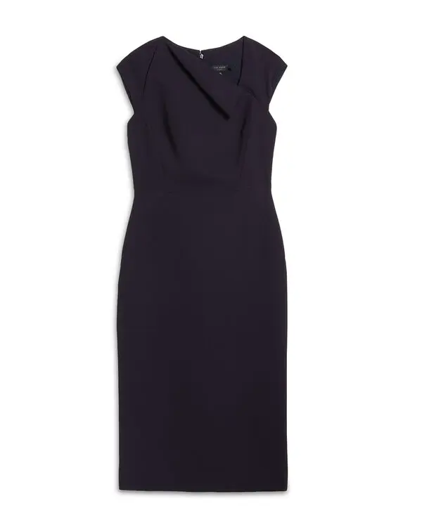 Ted Baker London Asymmetric Midi Dress