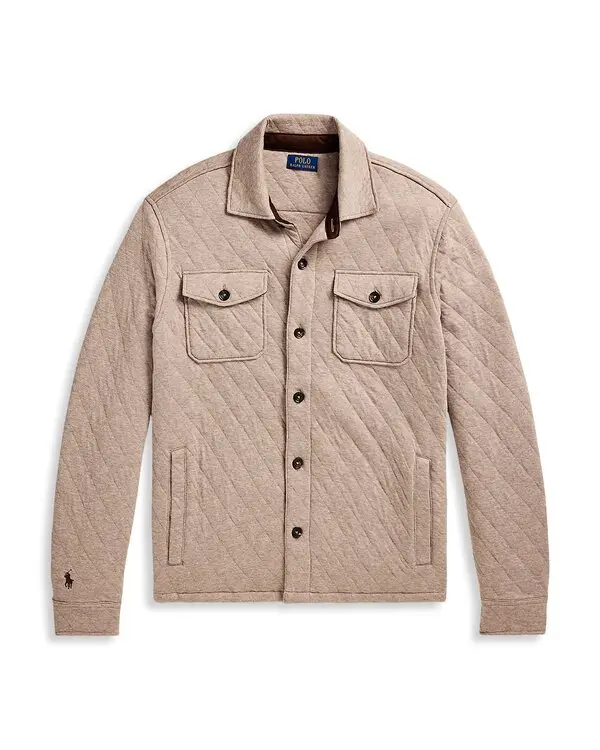 Polo Ralph Lauren Ripstop Utility Overshirt - Beige Heather