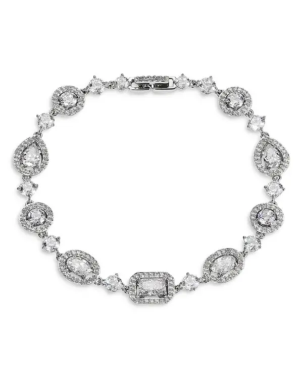 Nadri Radiant Cubic Zirconia Bracelet - Silver