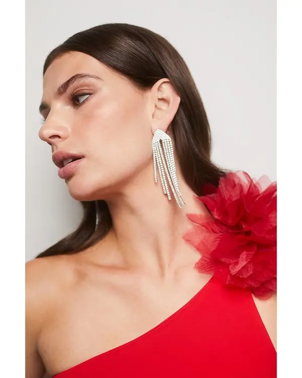Nadri Starlet Cascading Stone Earrings