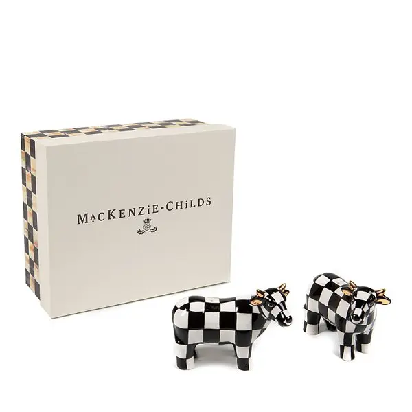 MACKENZIE-CHILDS Cow Salt And Pepper Set - No Color