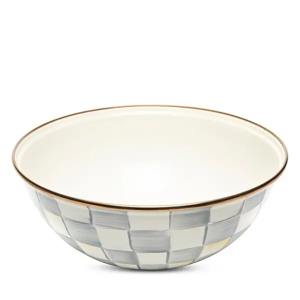 MACKENZIE-CHILDS Sterling Check Medium Everyday Bowl - No Color