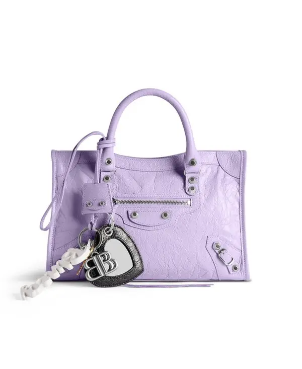 Balenciaga Le City Charm Heart - Lilac