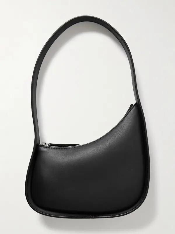 THE ROW Half Moon Leather Shoulder Bag