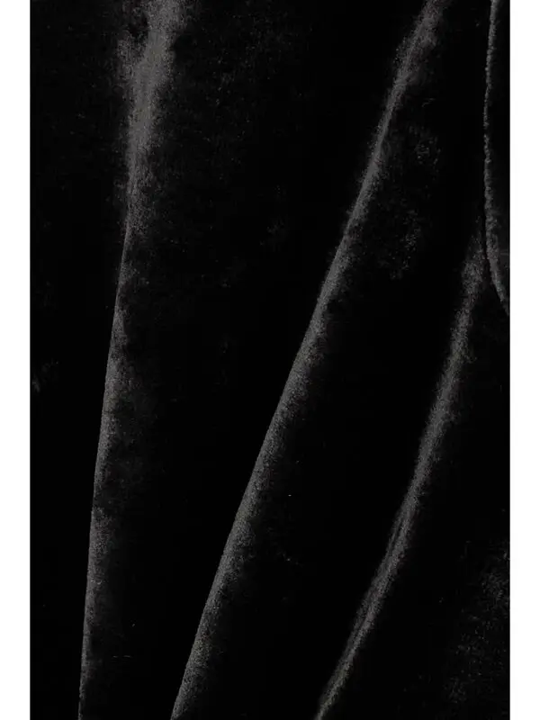 Balenciaga Embellished Crushed-velvet Hoodie