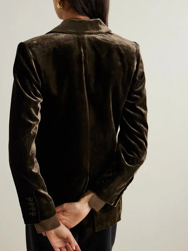 FRAME Velvet Blazer