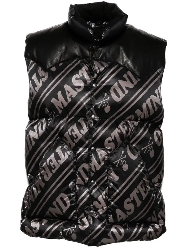 MASTERMIND WORLD Logo-print Sleeveless Jacket