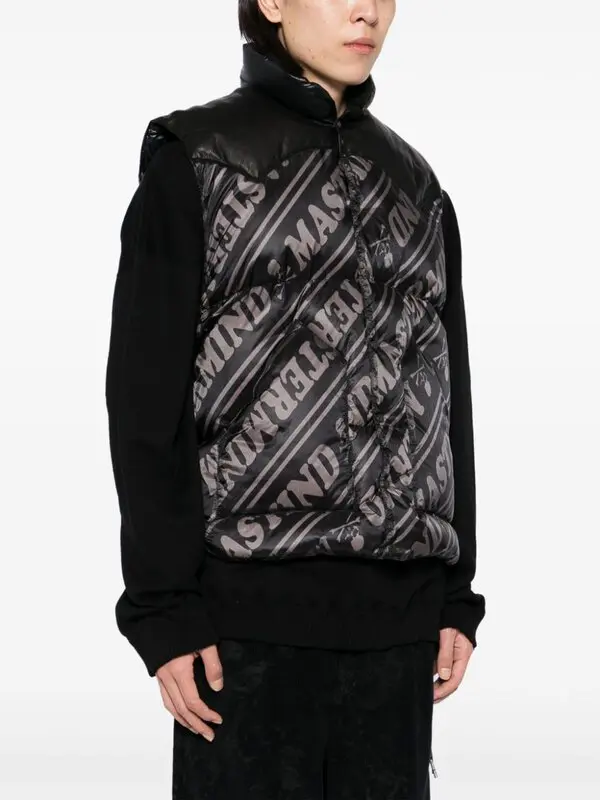 MASTERMIND WORLD Logo-print Sleeveless Jacket