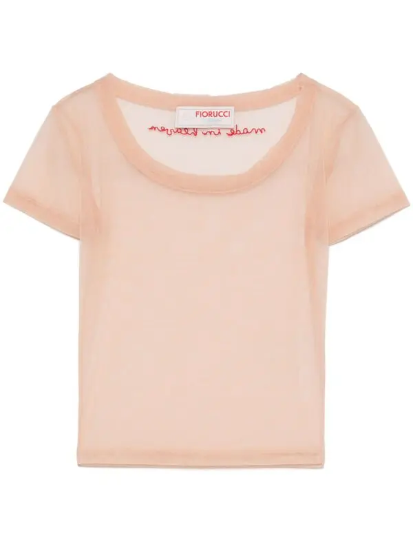 Fiorucci Tulle Crop Top