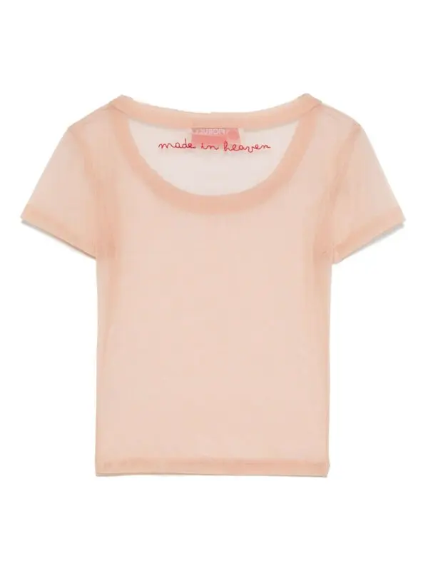 Fiorucci Tulle Crop Top