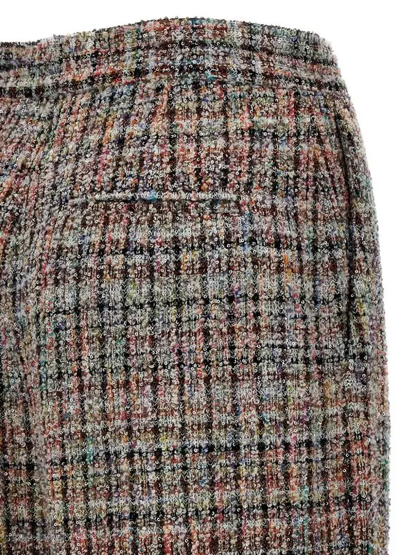 Missoni Micro-sequin Tweed Trousers - Black