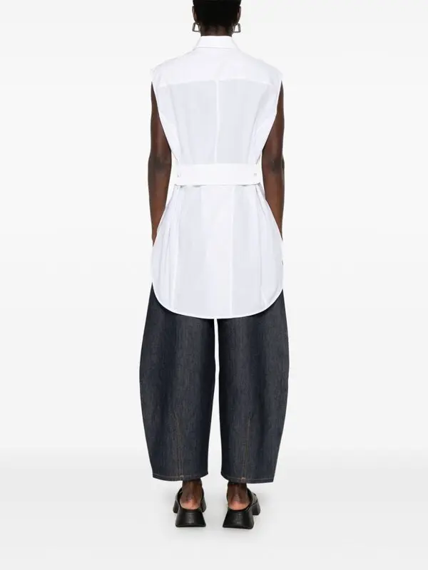 Helmut Lang Apex Tail Sleeveless Shirt