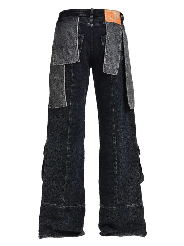PDF Bouclé Wide-leg Jeans
