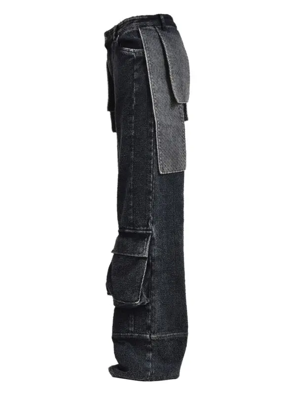 PDF Bouclé Wide-leg Jeans