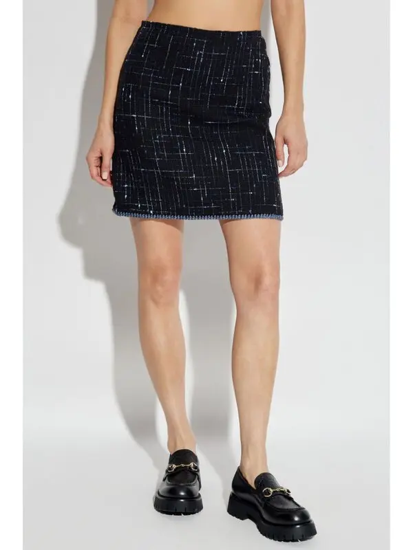 Etro High-waisted Tweed Skirt