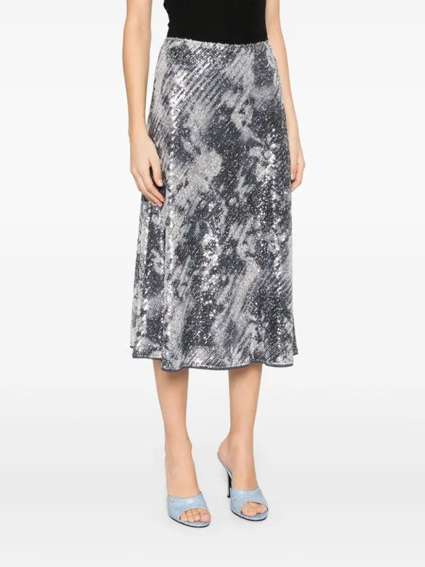 Diane Von Furstenberg Araminta Midi Skirt In Black 20% Off - Main Image