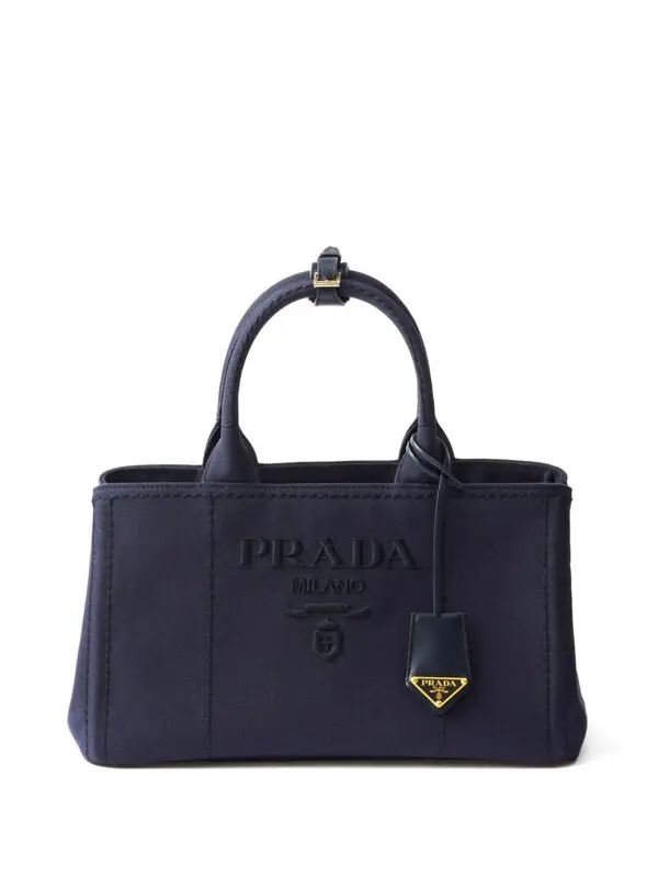 Prada Large Jardinière Tote Bag - Blue