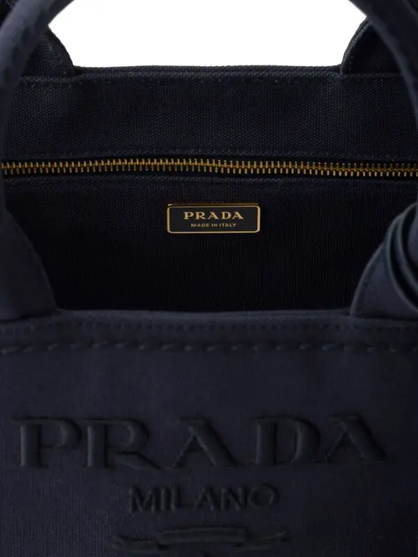 Prada Large Jardinière Tote Bag - Blue