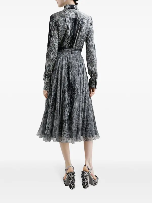 Dolce & Gabbana Graphic-print Midi Skirt