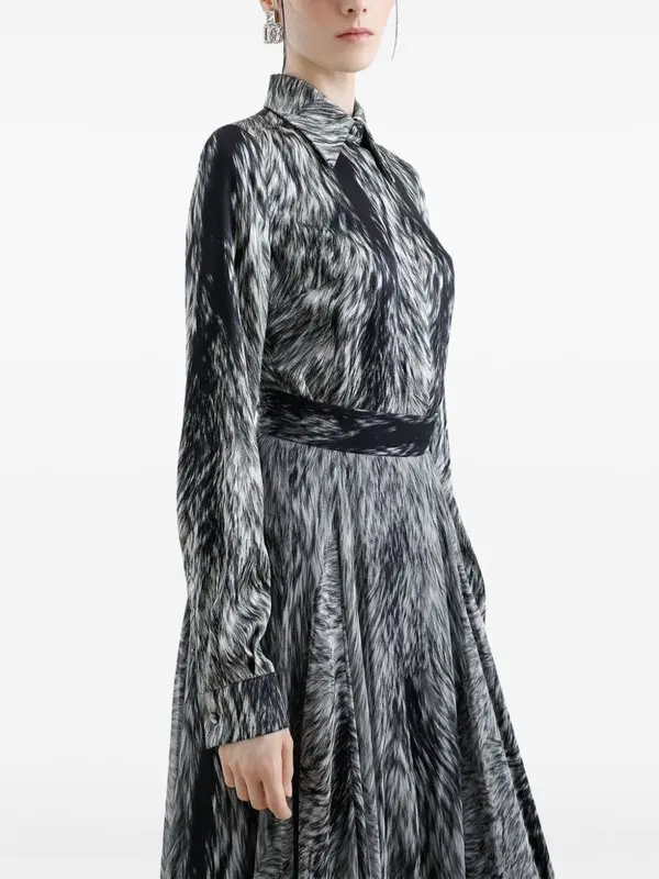 Dolce & Gabbana Graphic-print Midi Skirt