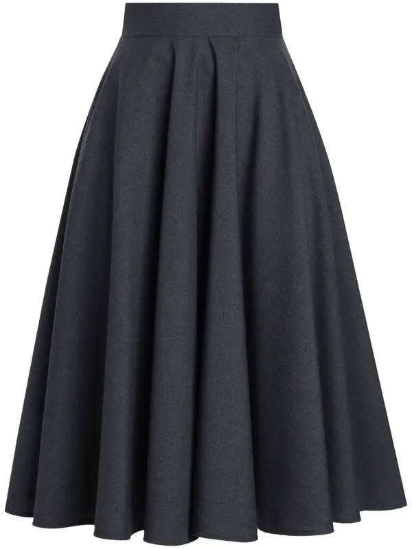 Dolce & Gabbana Pleated Midi Skirt
