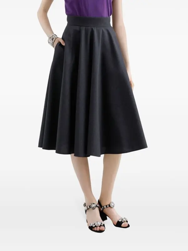 Dolce & Gabbana Pleated Midi Skirt