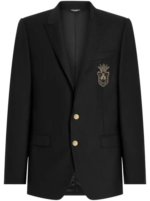 Dolce & Gabbana Logo-appliqué Blazer
