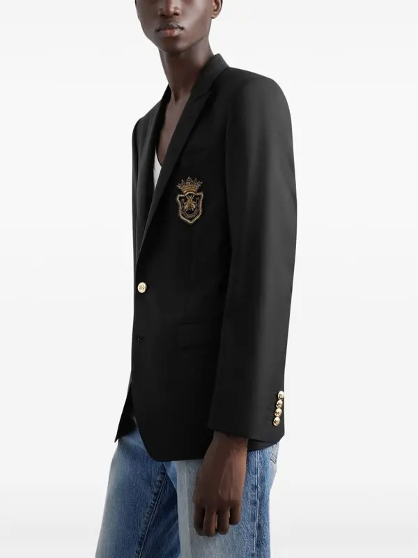 Dolce & Gabbana Logo-appliqué Blazer