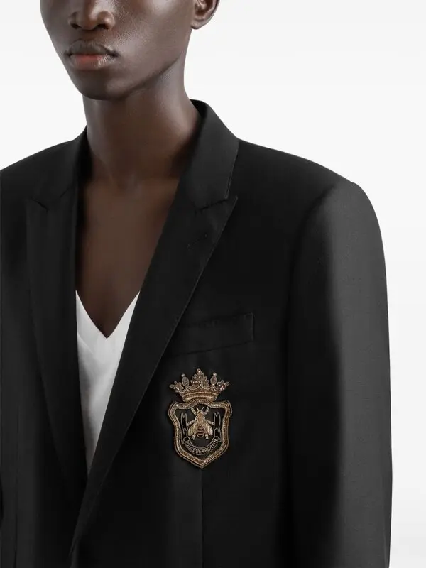 Dolce & Gabbana Logo-appliqué Blazer